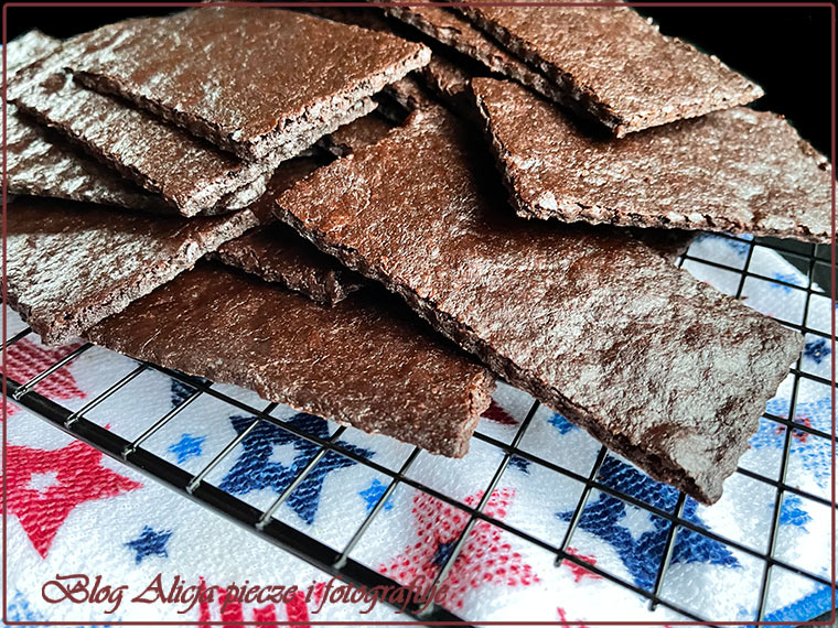 Krakersy Graham – czekoladowe – Alicja piecze i fotografuje