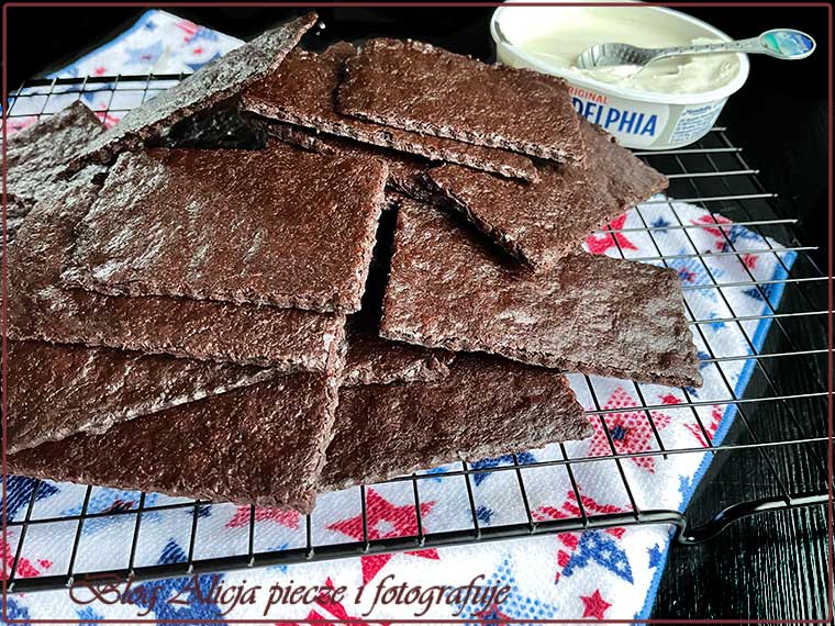 Krakersy Graham – czekoladowe – Alicja piecze i fotografuje